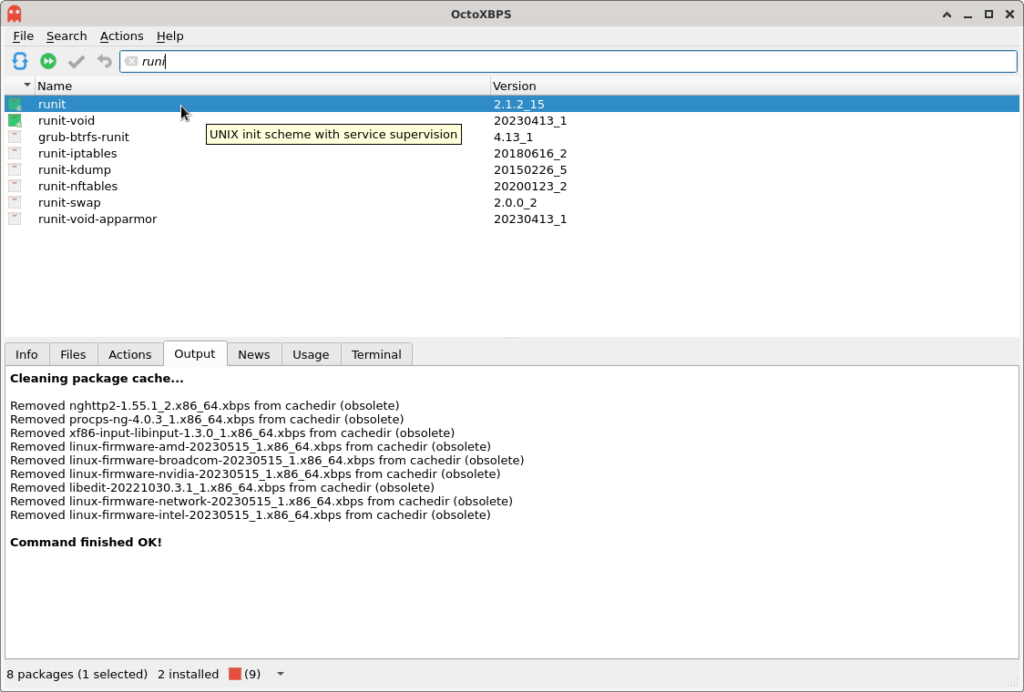 OctoXBPS - Tinta escura